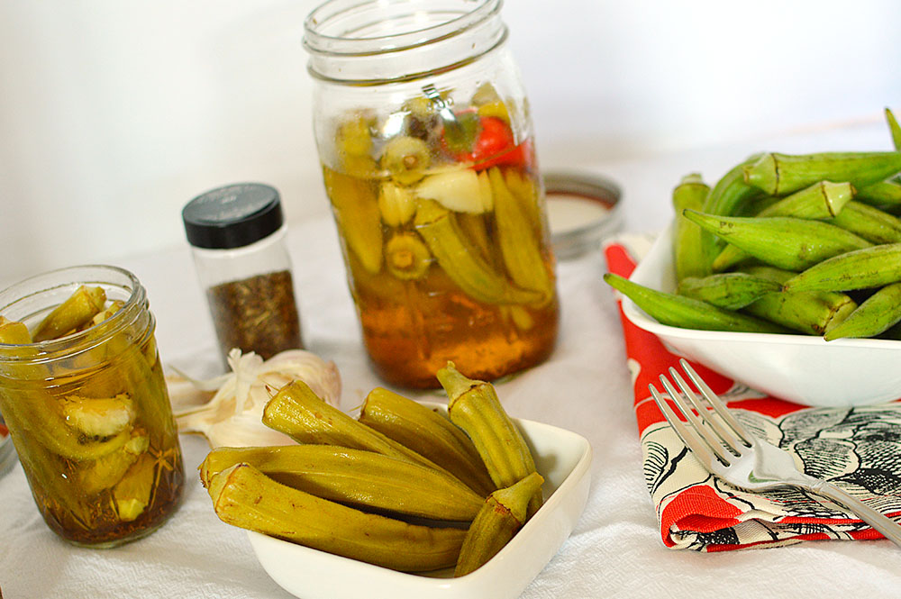 Pickled Okra | That Square Plate